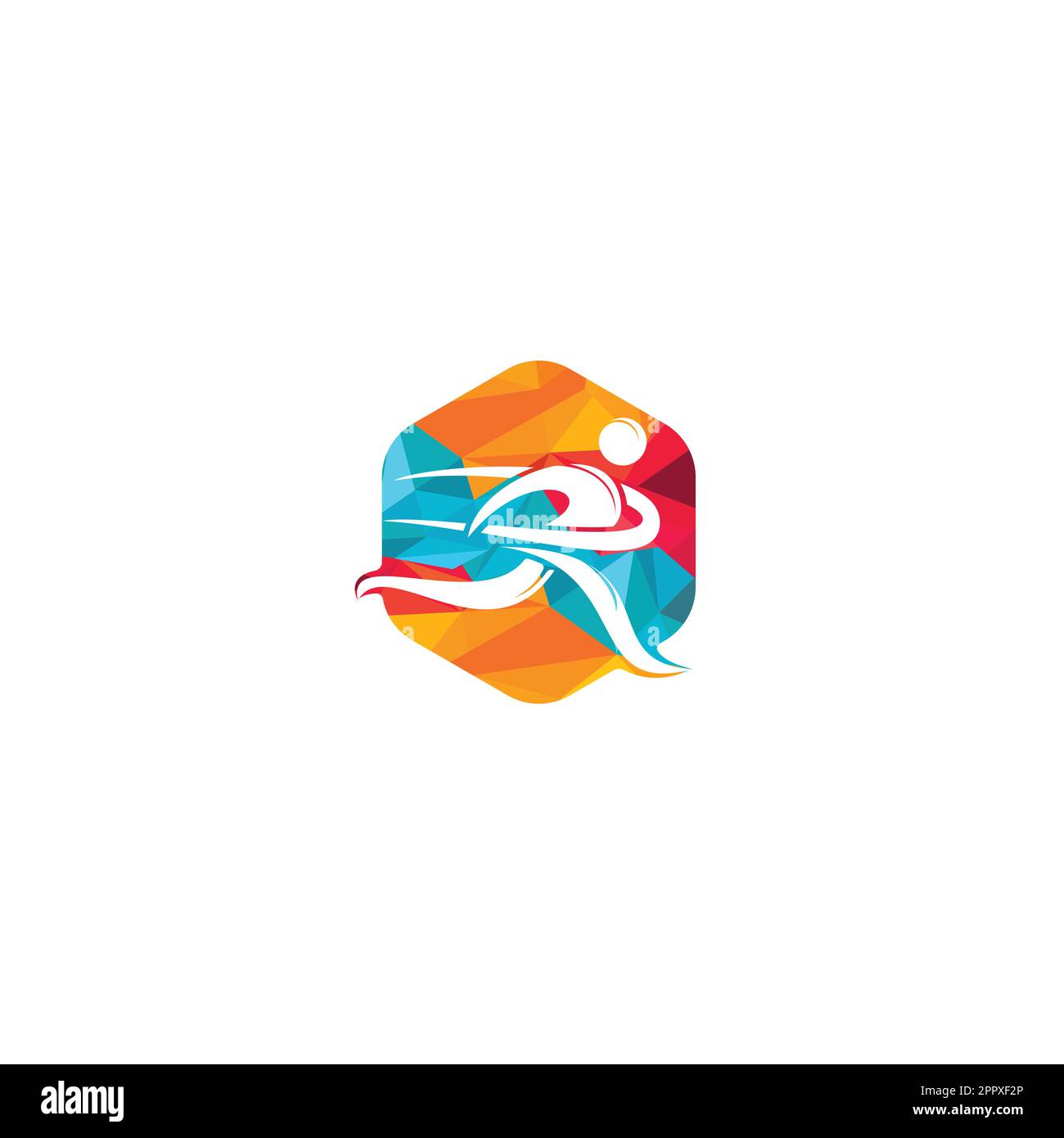 Running Man With Finish Ribbon Logo Design. Marathon logo template ...