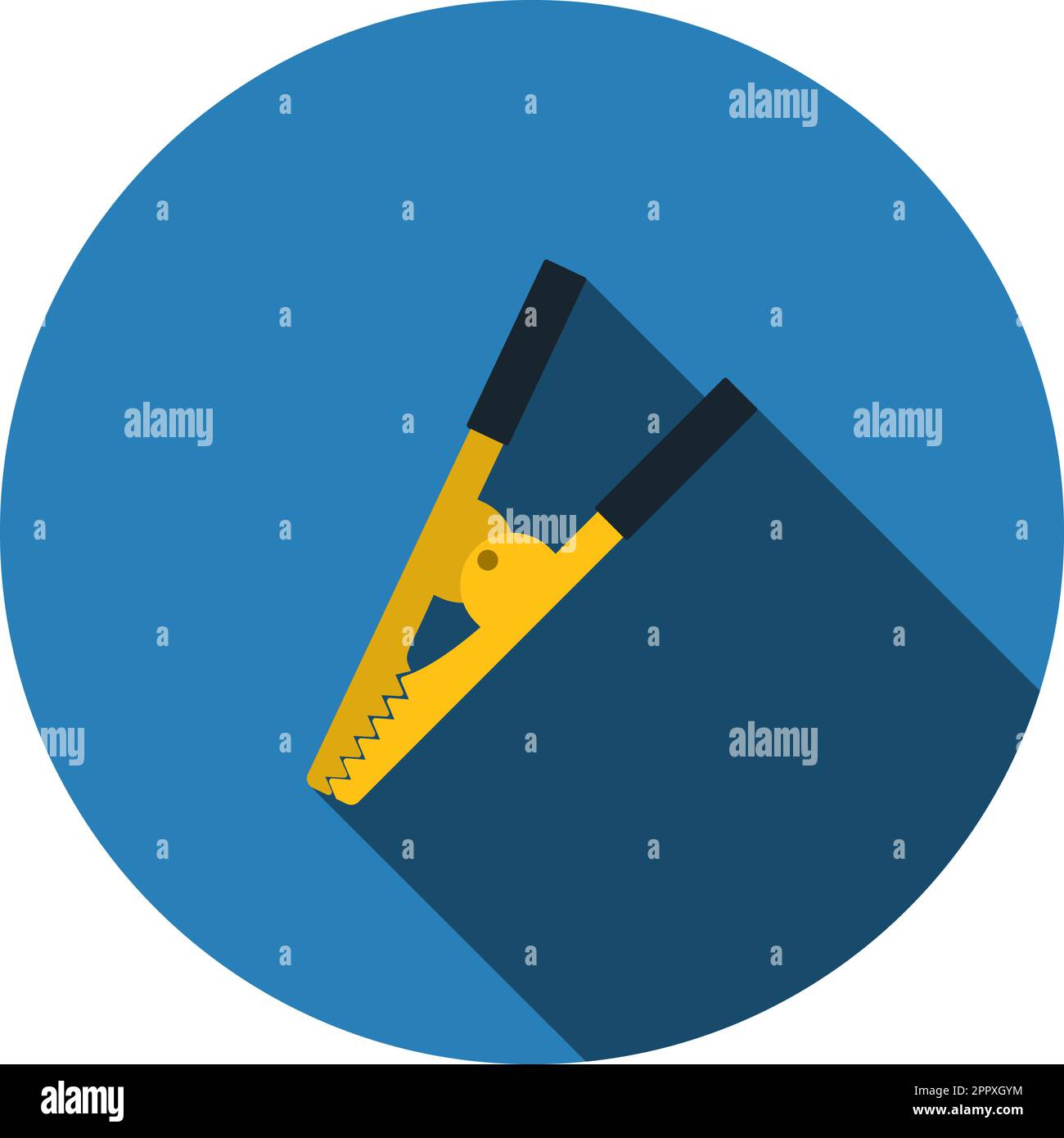 Crocodile Clip Icon Stock Vector Image & Art - Alamy