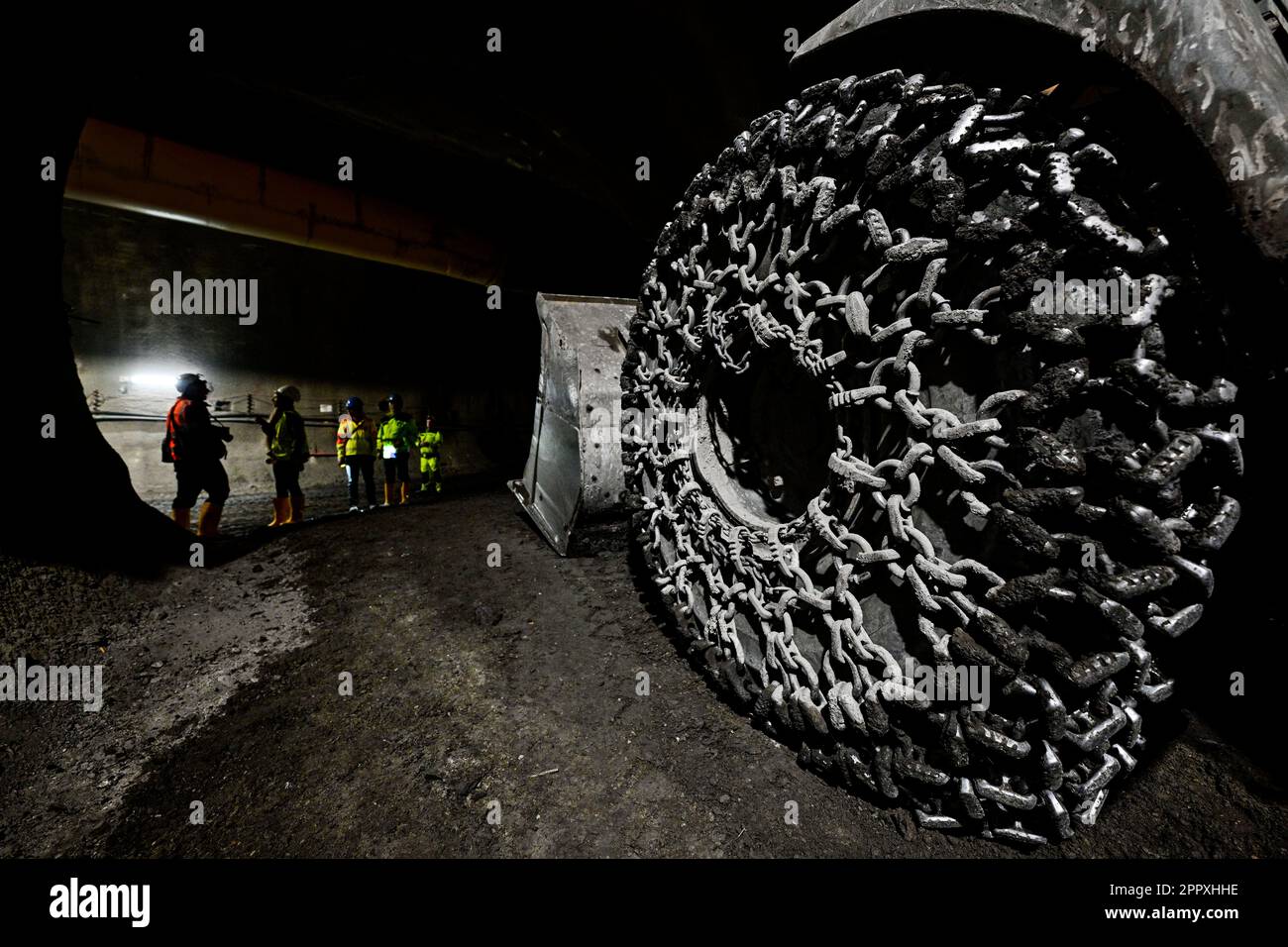 Prague, Czech Republic. 25th Apr, 2023. Tour of tunnels and info centre ...