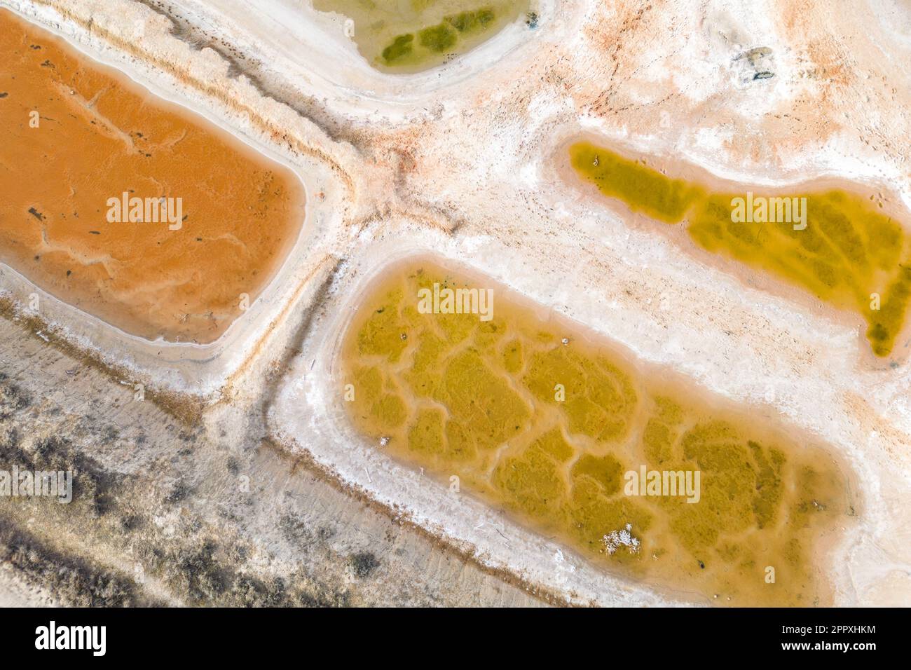 Salt water lagoons aerial hi-res stock photography and images - Alamy