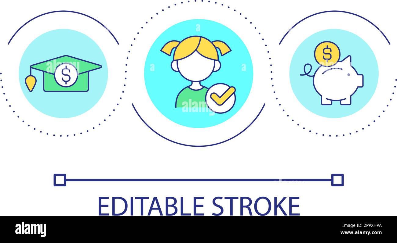 College expense Stock Vector Images - Alamy