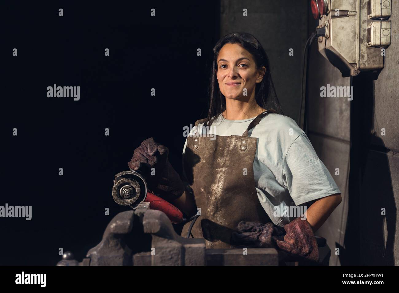 Female blacksmith hi-res stock photography and images - Alamy