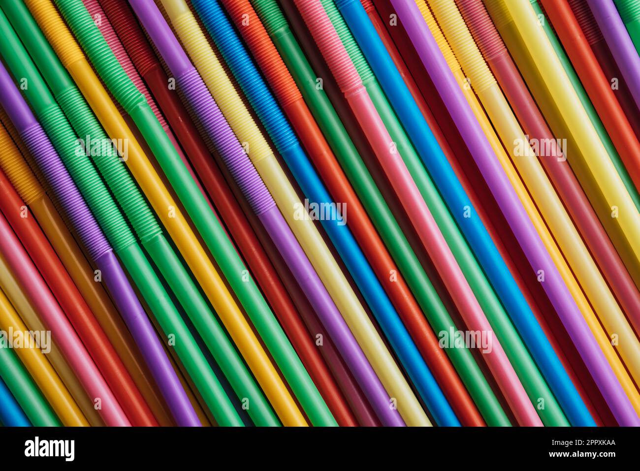Bunch of colorful straws Stock Photo - Alamy