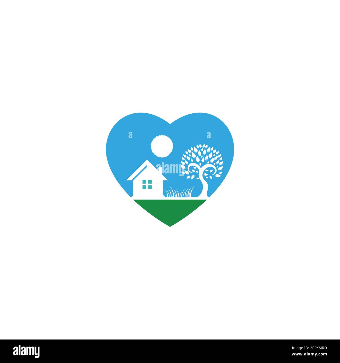 Eco Village logo design template. Vector real estate bio house sign ...