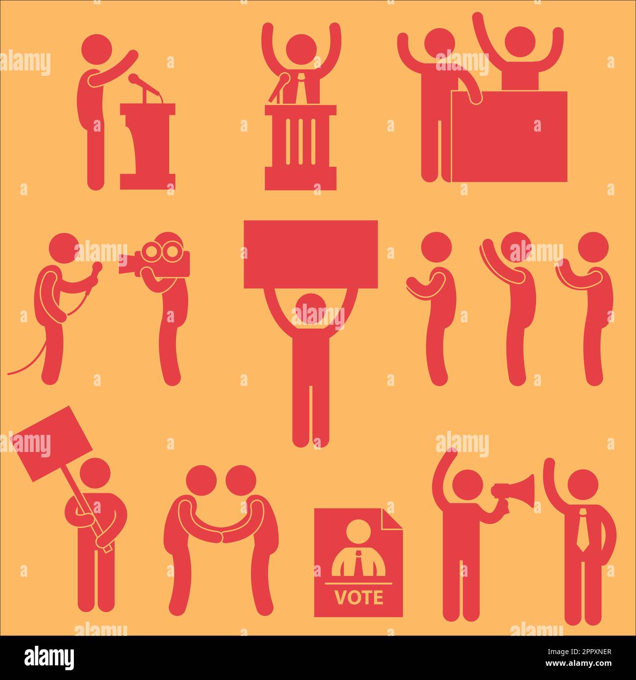 Activity matchstick men vector illustration Stock Vector Image & Art ...