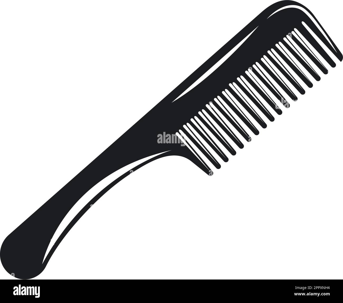Professional hair care hairdresser combing Stock Vector Images - Alamy