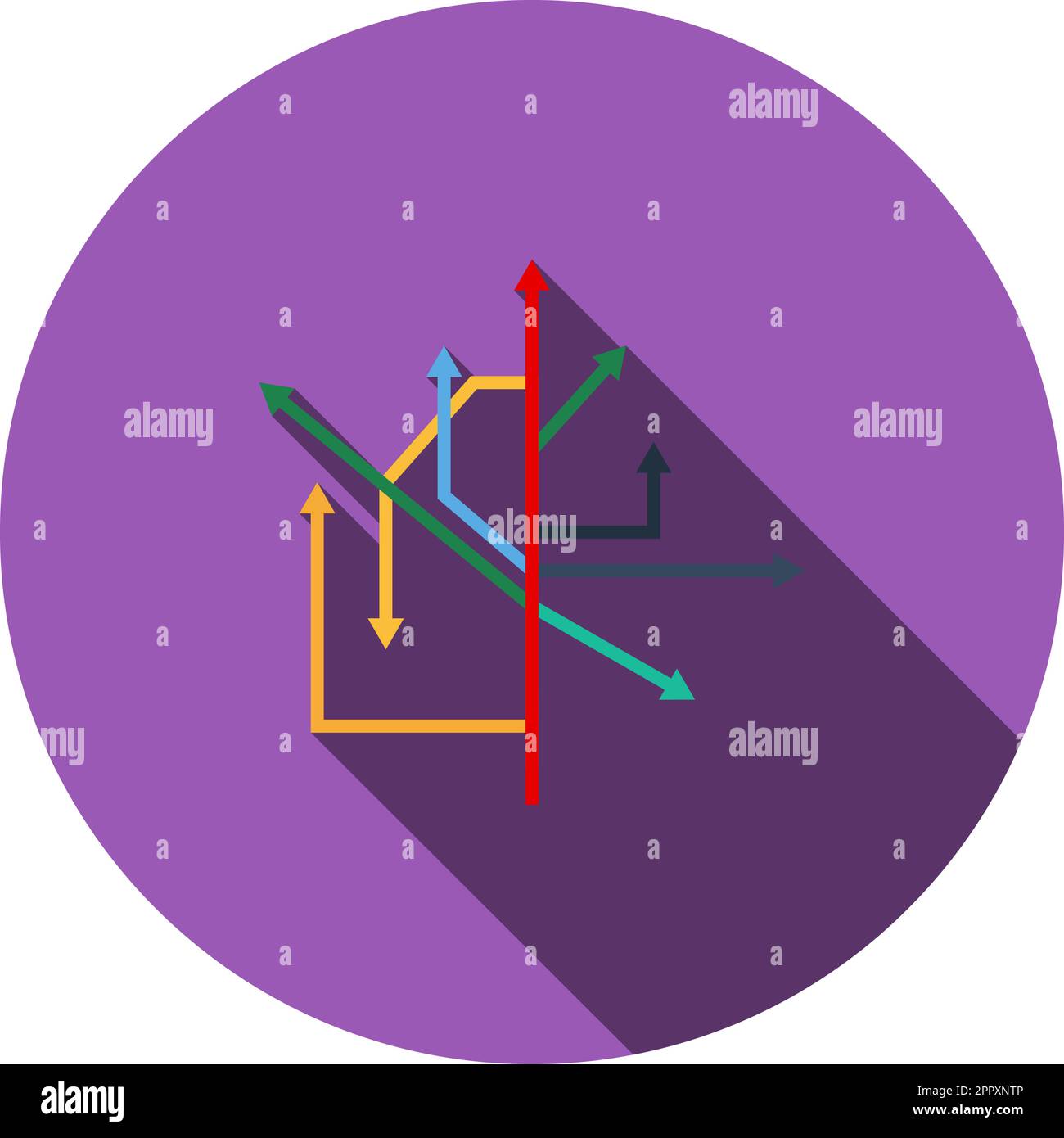 Intertwined arrows Stock Vector Images - Alamy