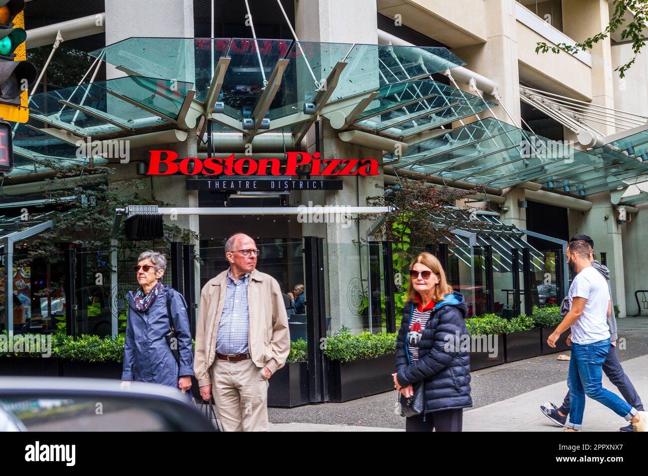 Boston Pizza in Vancouver British Columbia Canada Stock Photo - Alamy