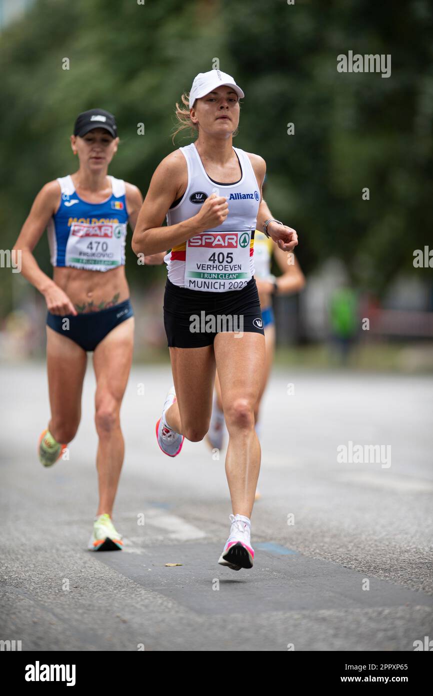 Astrid Verhoeven participating in the Marathon of the European ...