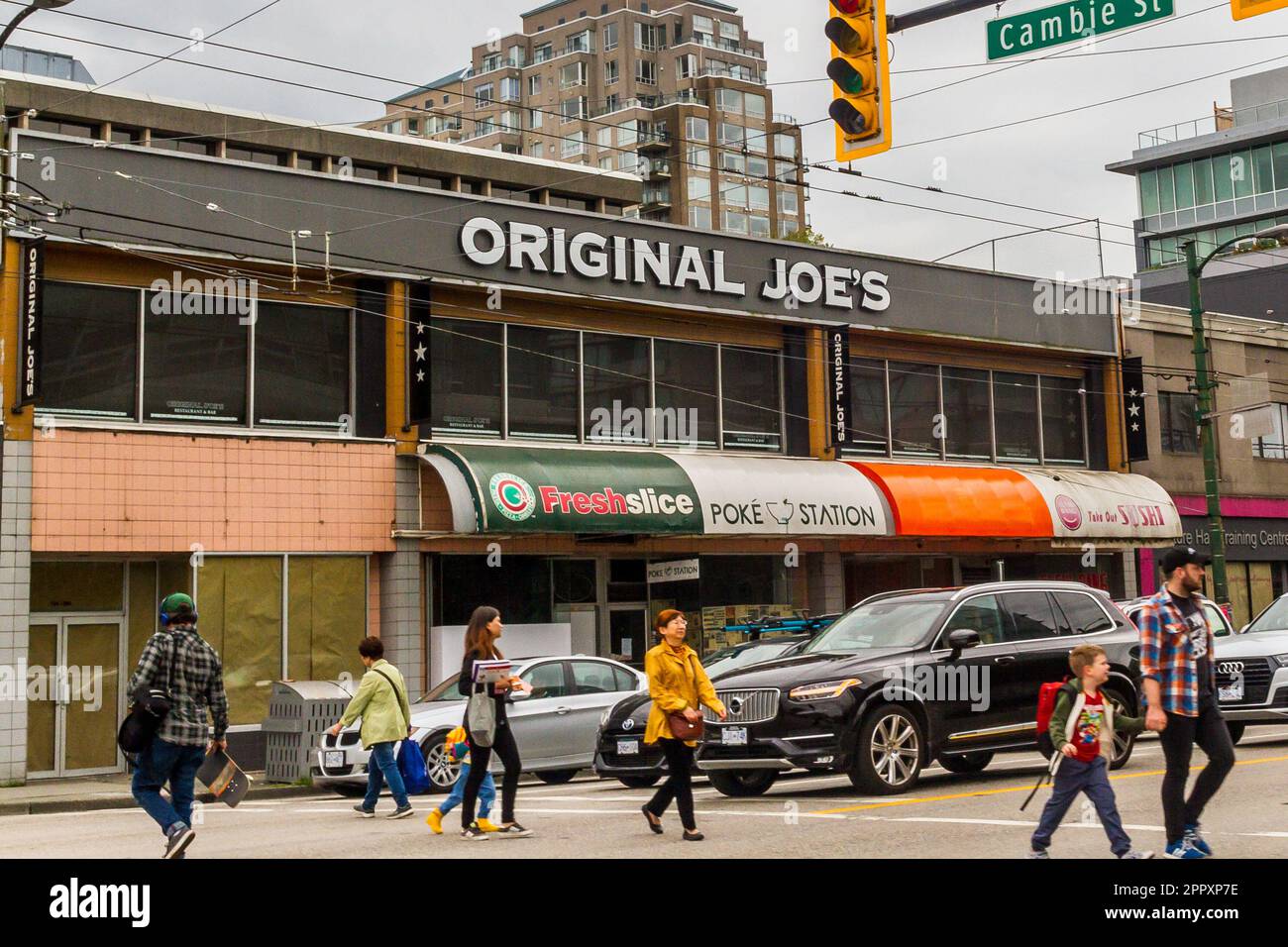 Original Joes Restaurant in Vancouver British Columbia Canada Stock ...