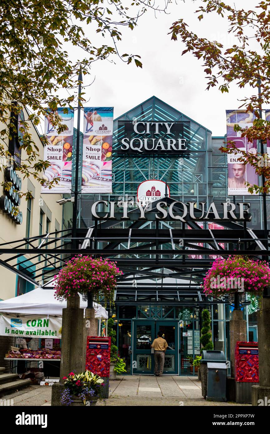 City Square Shopping Centre in Vancouver British Columbia Canada Stock ...
