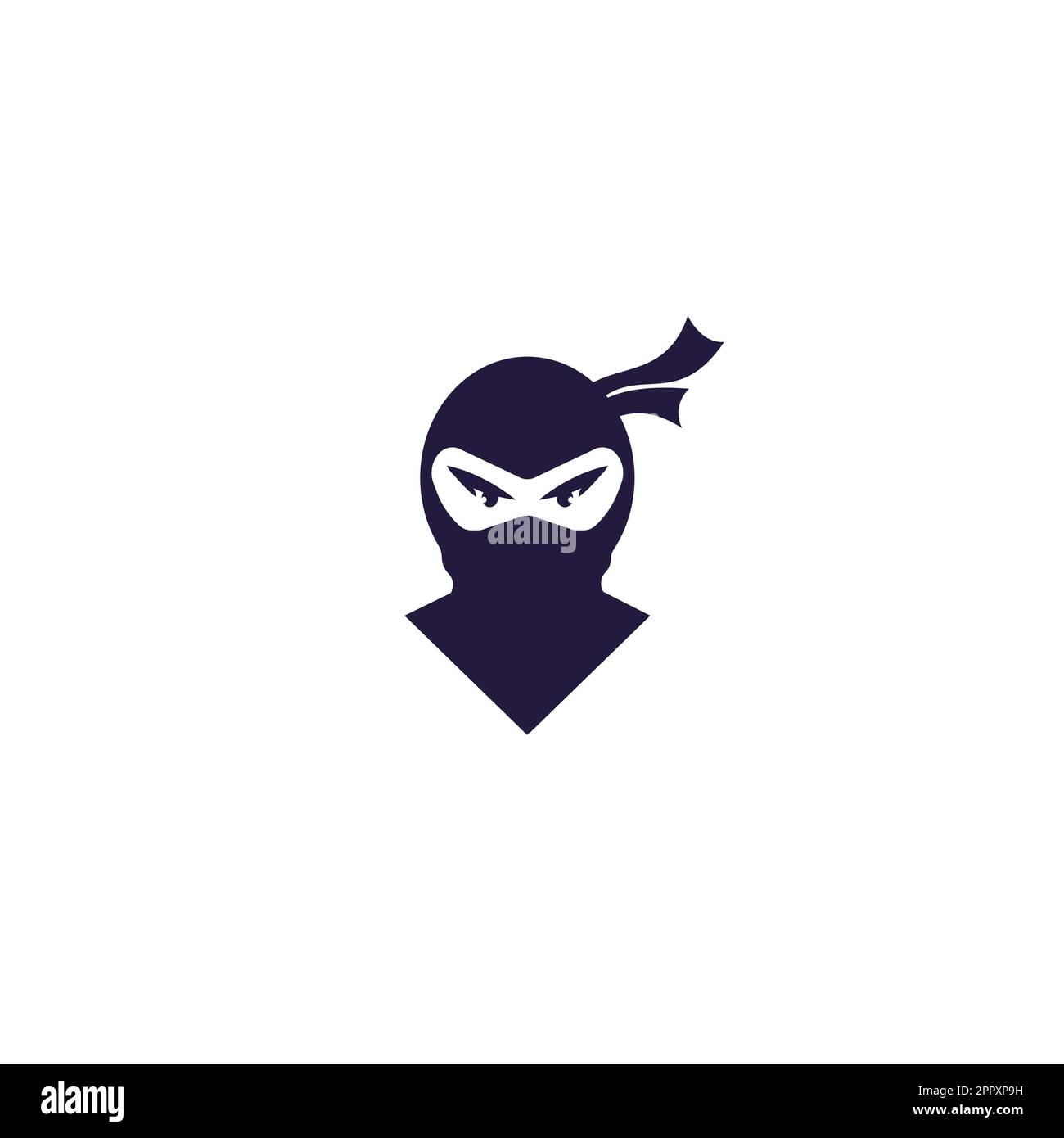 Ninja vector logo design template Stock Vector Image & Art - Alamy