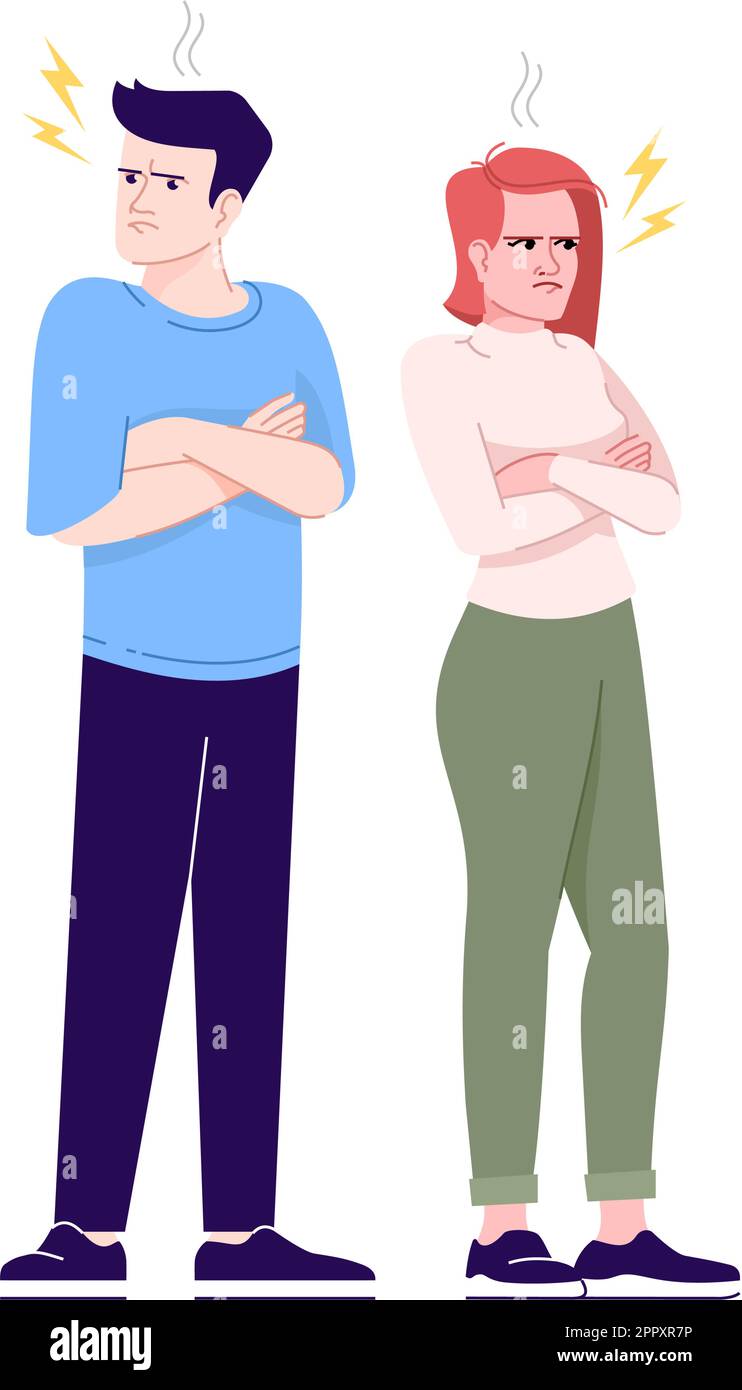 Cartoon man ignoring Stock Vector Images - Alamy