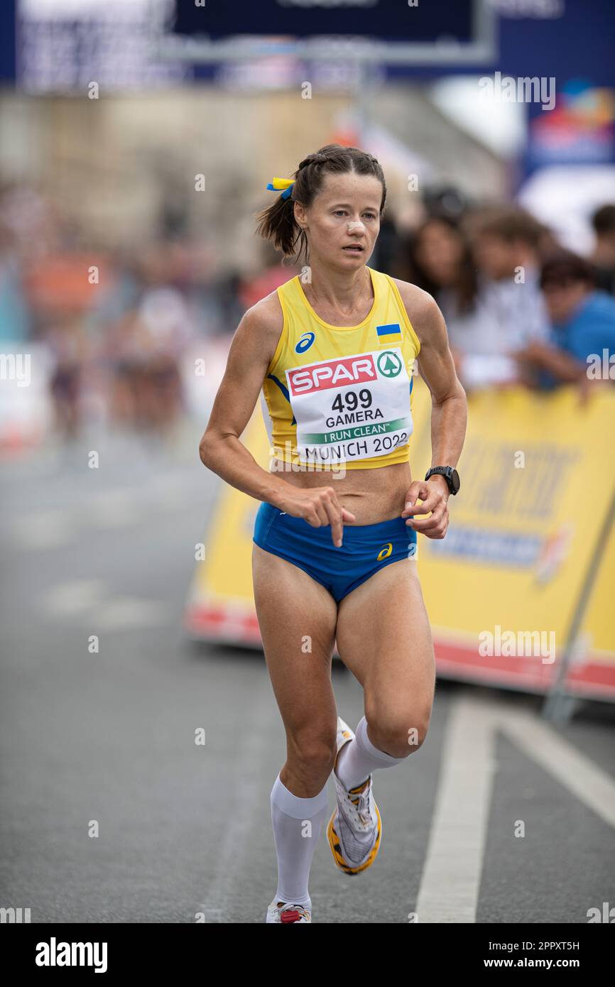 Tetyana Hamera-Shmyrko participating in the Marathon of the European ...