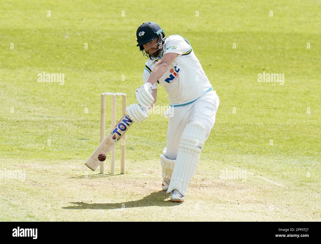 Yorkshire's Jonny Bairstow batting on day one of the Second Eleven ...