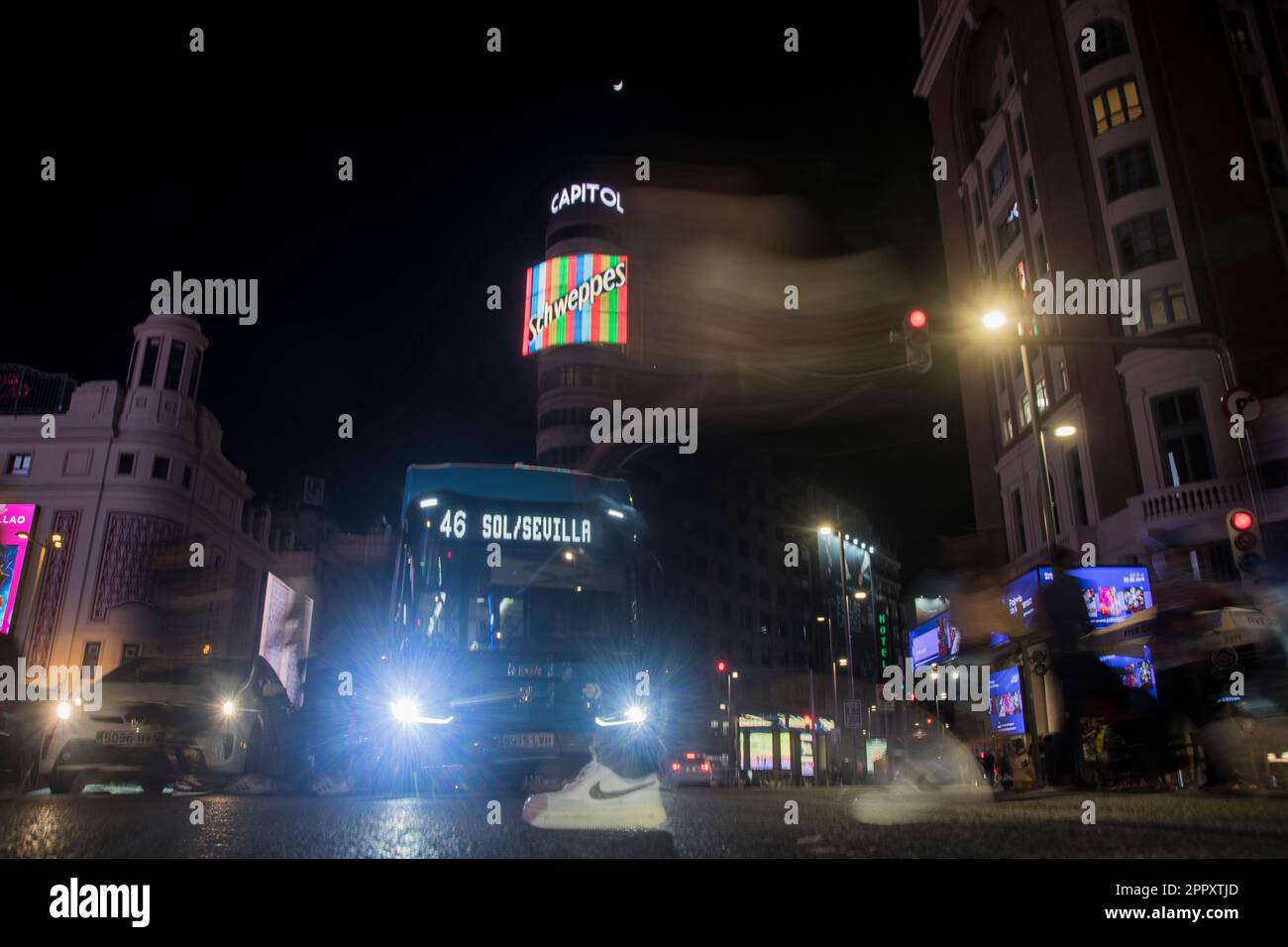 The new sign, which weighs 600 kilos and is 37 meters high, is ...