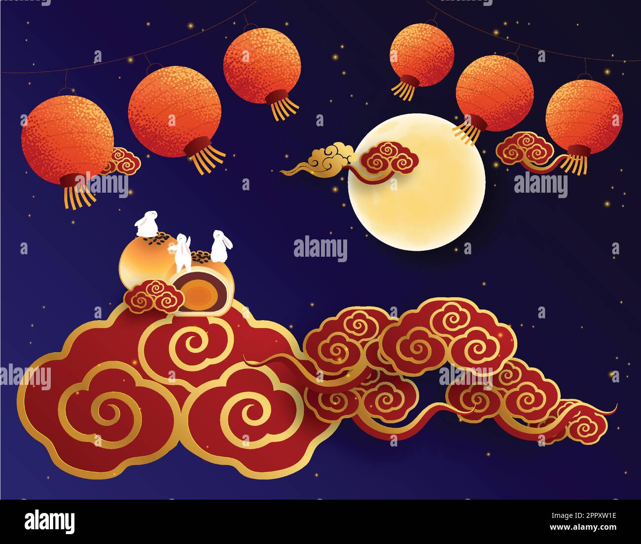 Glorious scene Stock Vector Images - Alamy