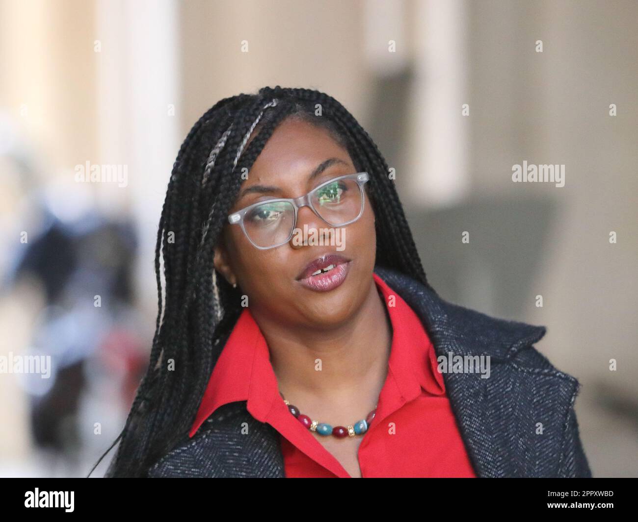 London, UK. 25th Apr, 2023. Kemi Badenoch, Secretary of State for ...
