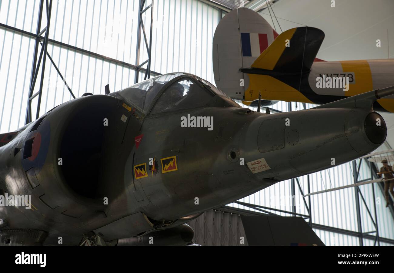 Hawker Siddeley Harrier GR3 Stock Photo - Alamy