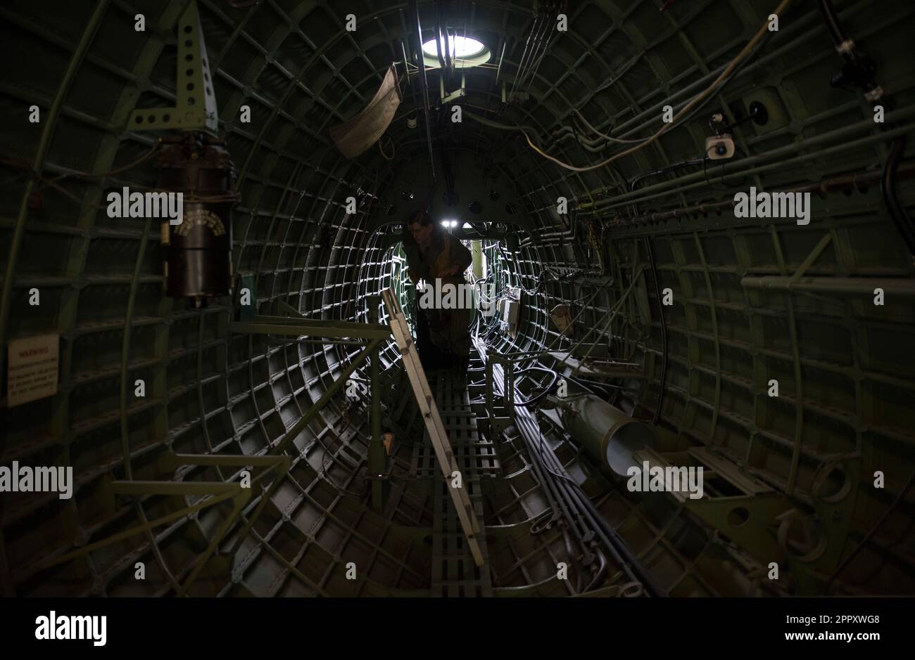 interior of the Short Sunderland MR5 looking towards the tail Stock ...