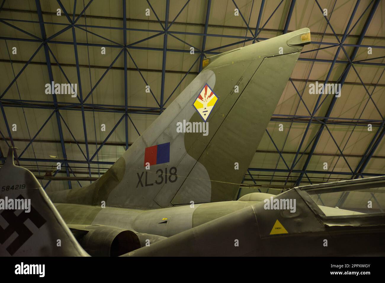 Vulcan tail rudder Stock Photo - Alamy