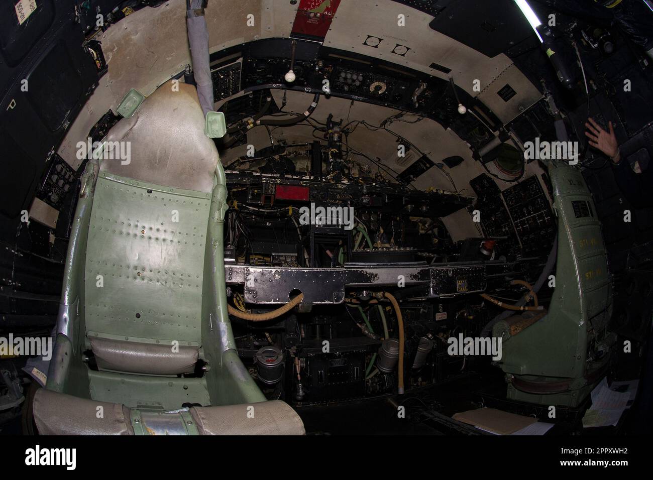 engineer and navigator seats inside an Avro Vulcan B2 Stock Photo - Alamy