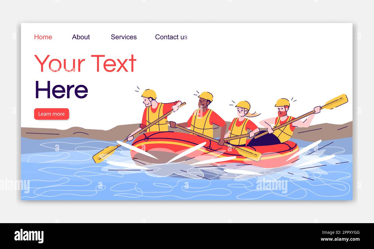 Whitewater river Stock Vector Images - Alamy