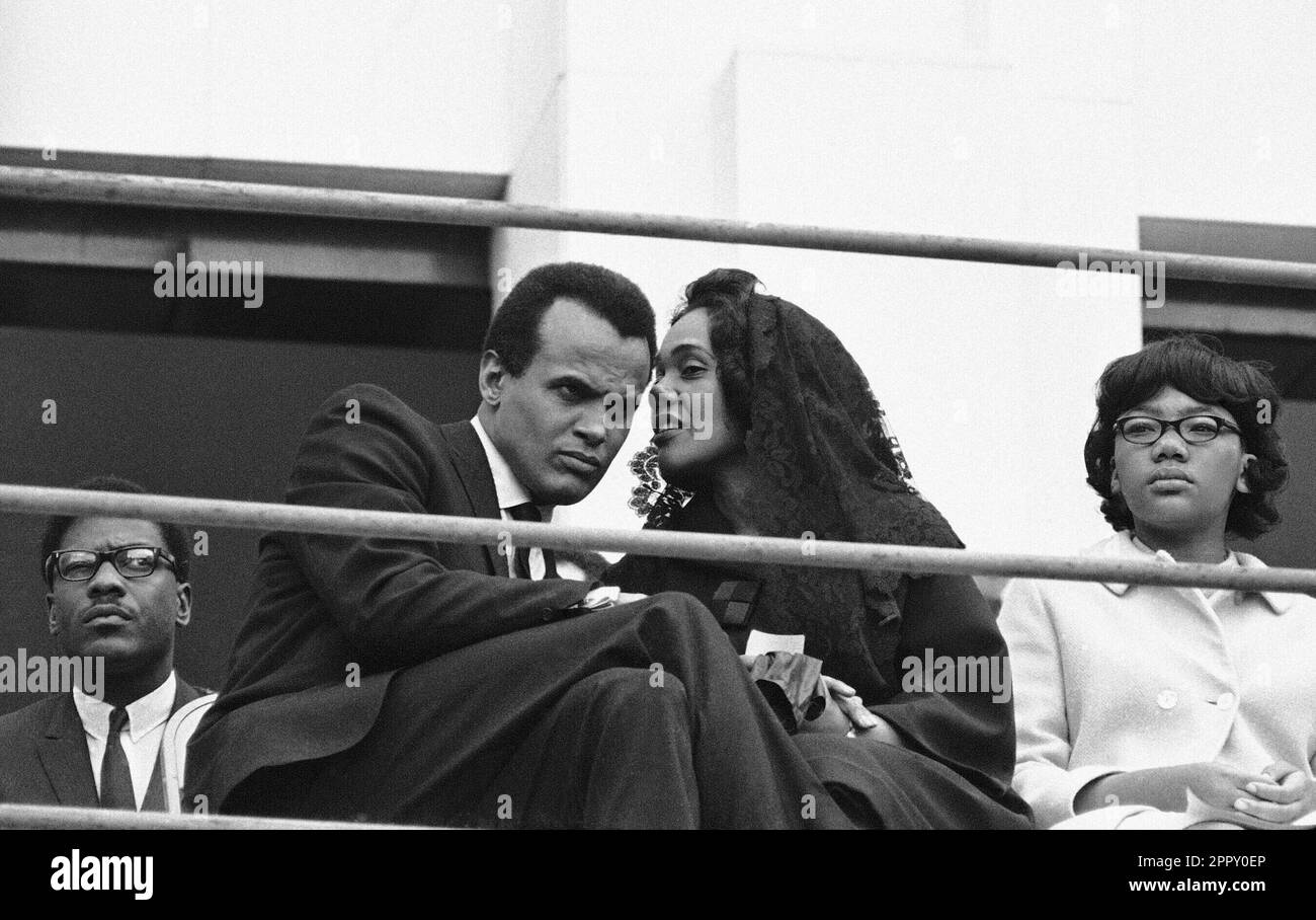 FILE - Singer and Civil Rights activist Harry Belefonte listens to ...