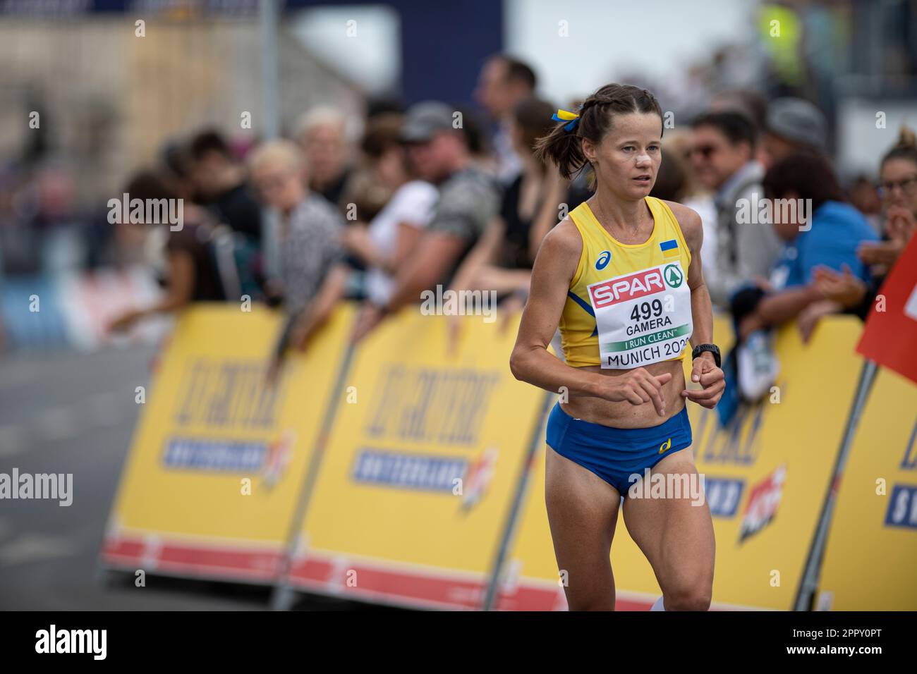 Tetyana Hamera-Shmyrko participating in the Marathon of the European ...