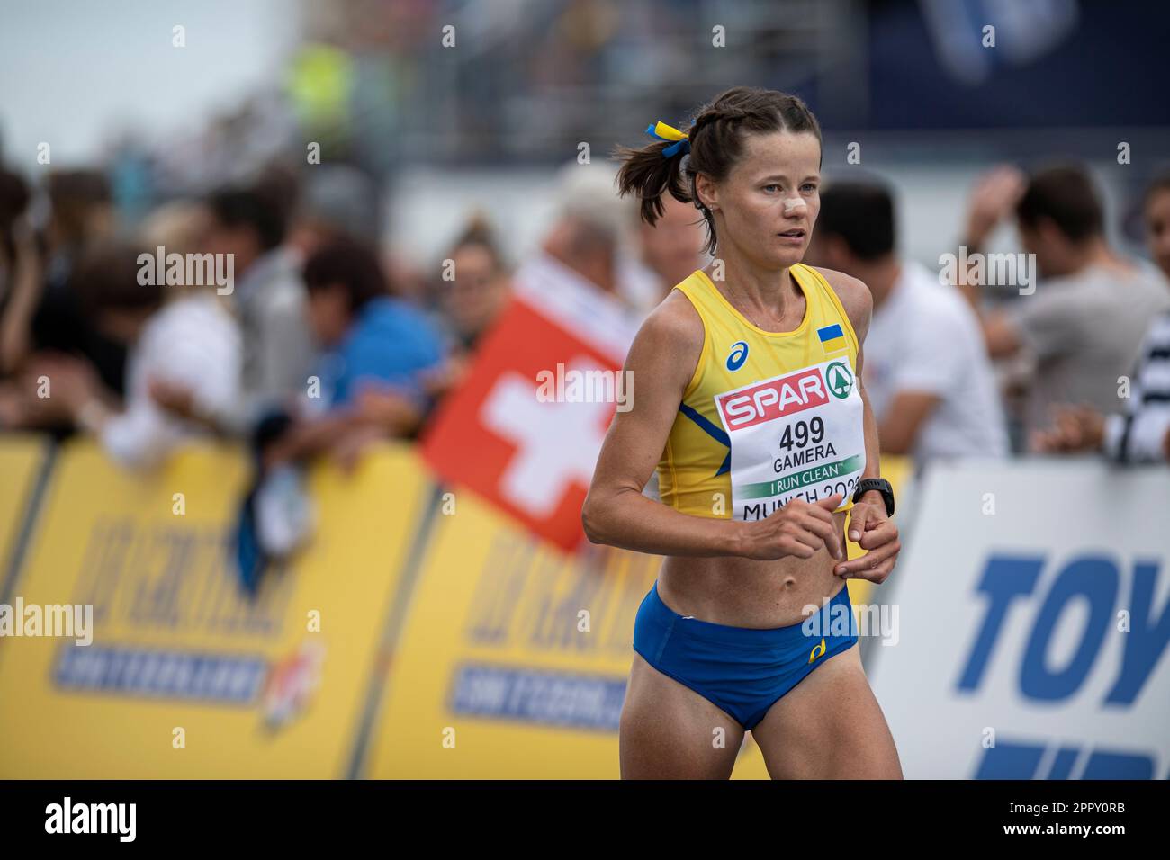 Tetyana Hamera-Shmyrko participating in the Marathon of the European ...