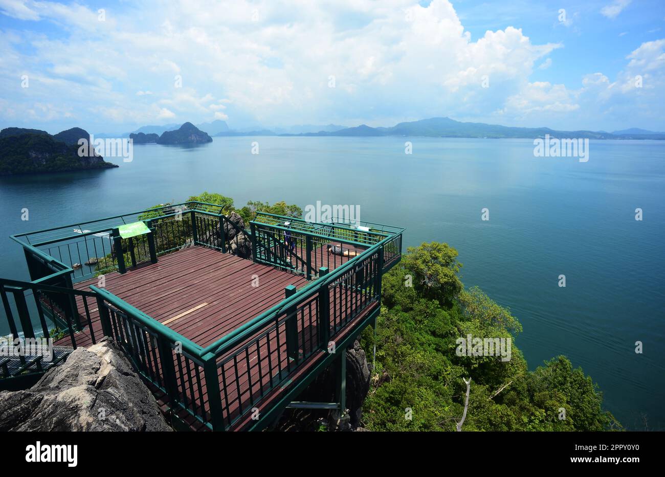 360 degree viewpoint at Hong Island of Than Bok Khorani National Park ...