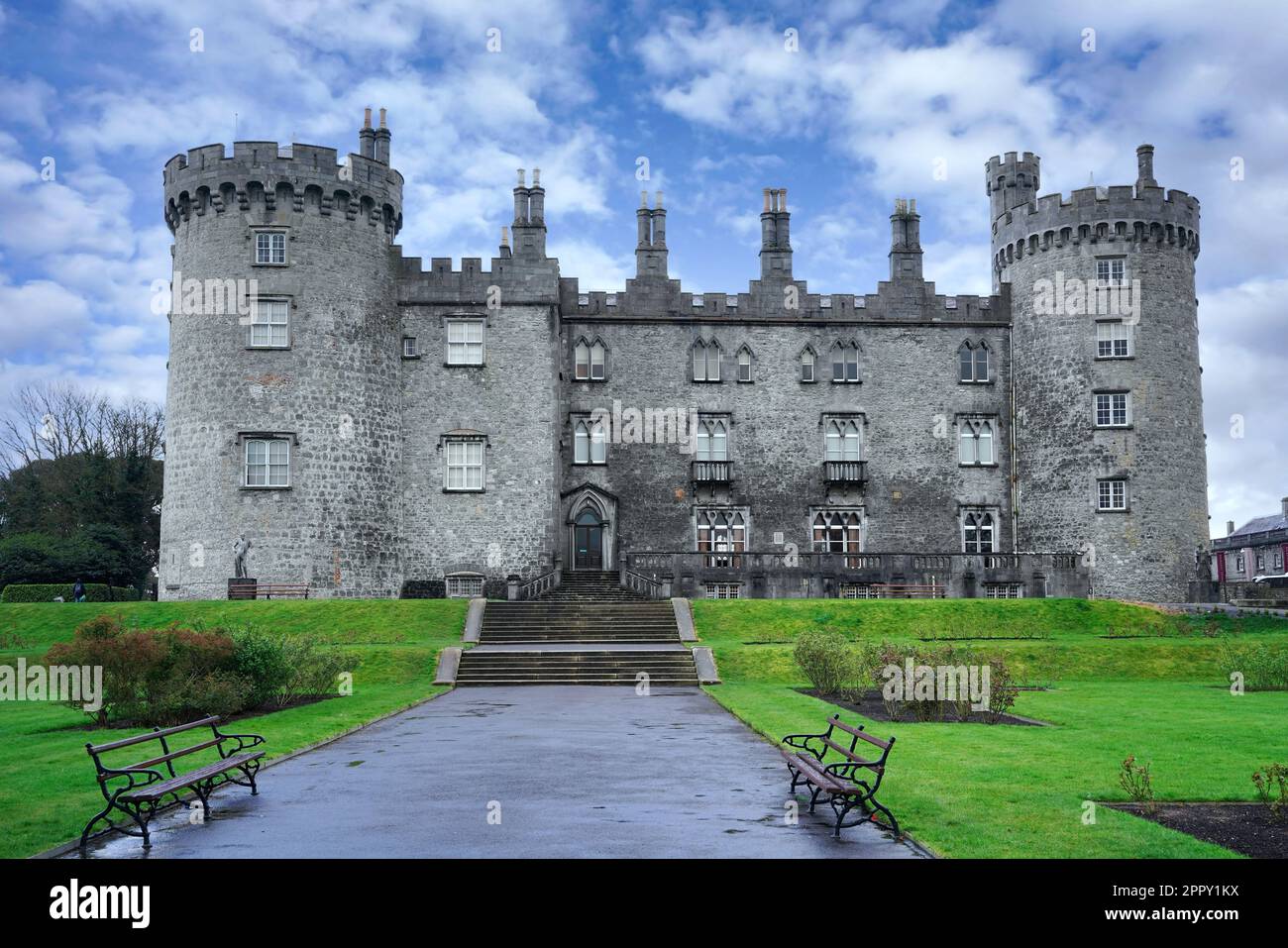 Kilkenny Castle, medieval castle now a museum run by the government ...