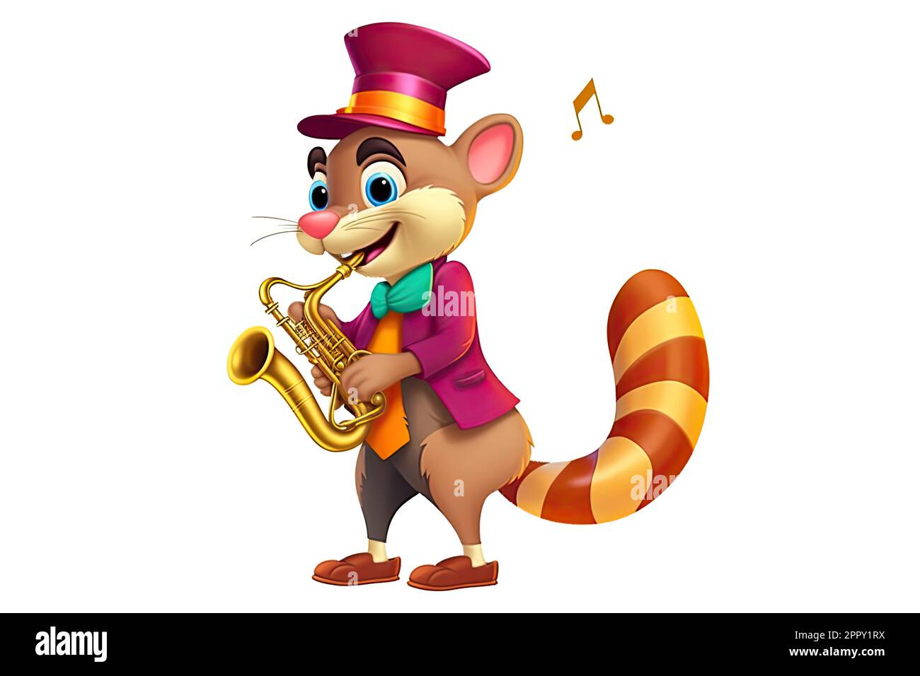 Animal Playing Saxophone