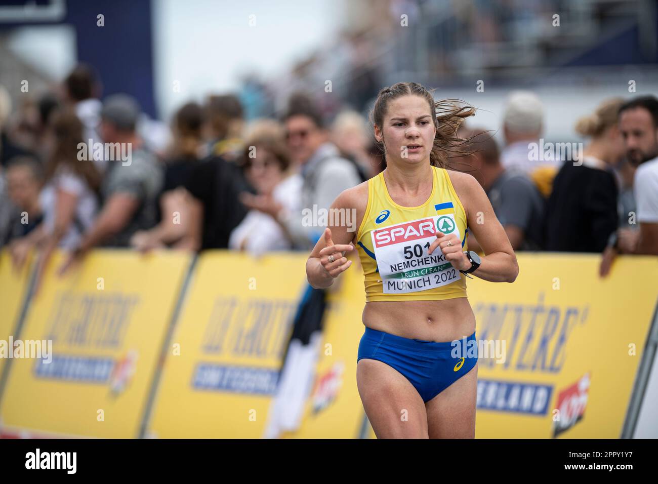 Maryna NEMCHENKO participating in the Marathon of the European ...