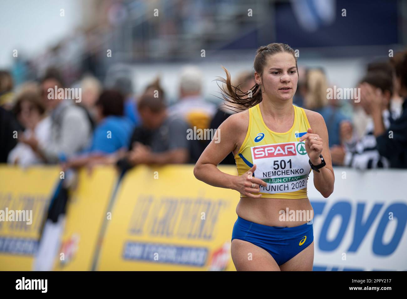 Maryna NEMCHENKO participating in the Marathon of the European ...