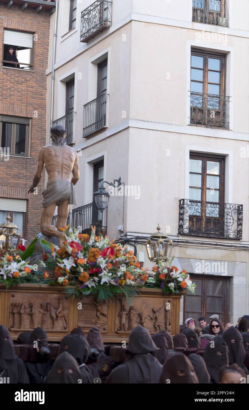 Holy week procession in Leon,Spain Stock Photo - Alamy