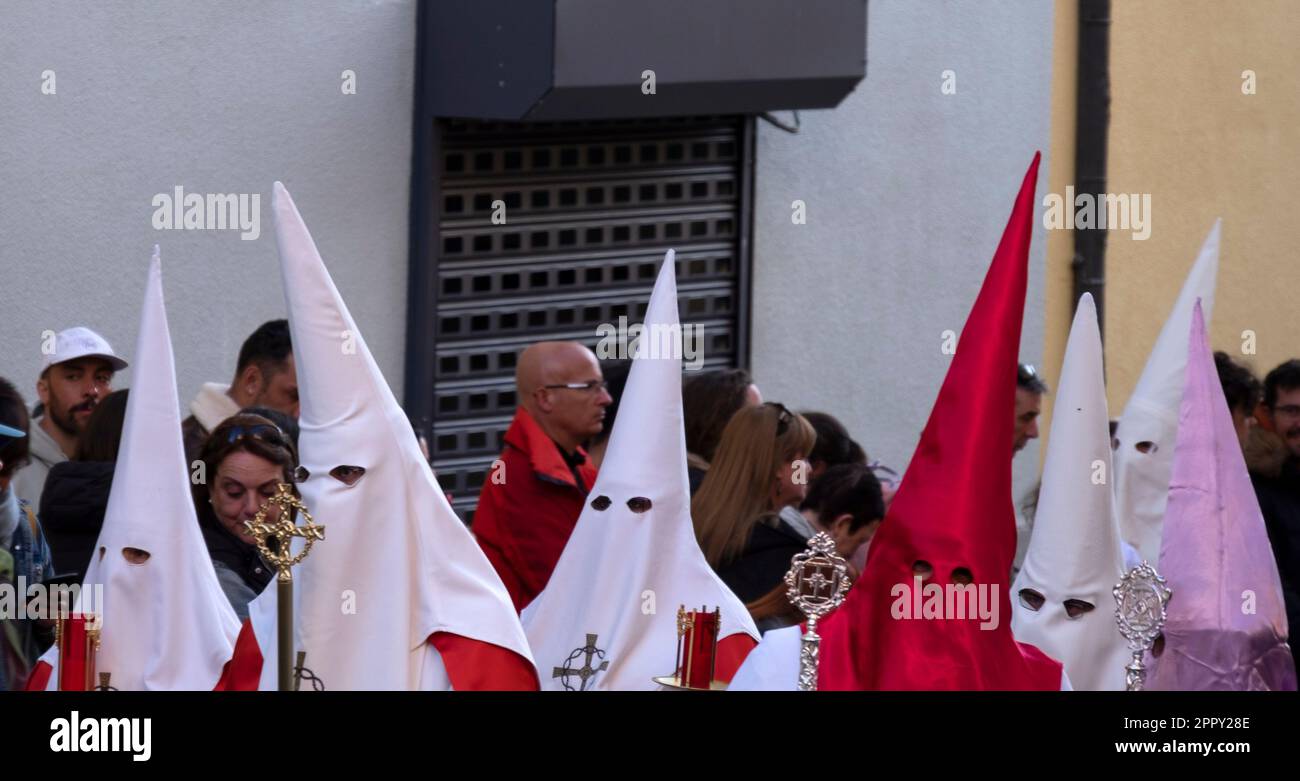 Holy week procession in Leon,Spain Stock Photo - Alamy