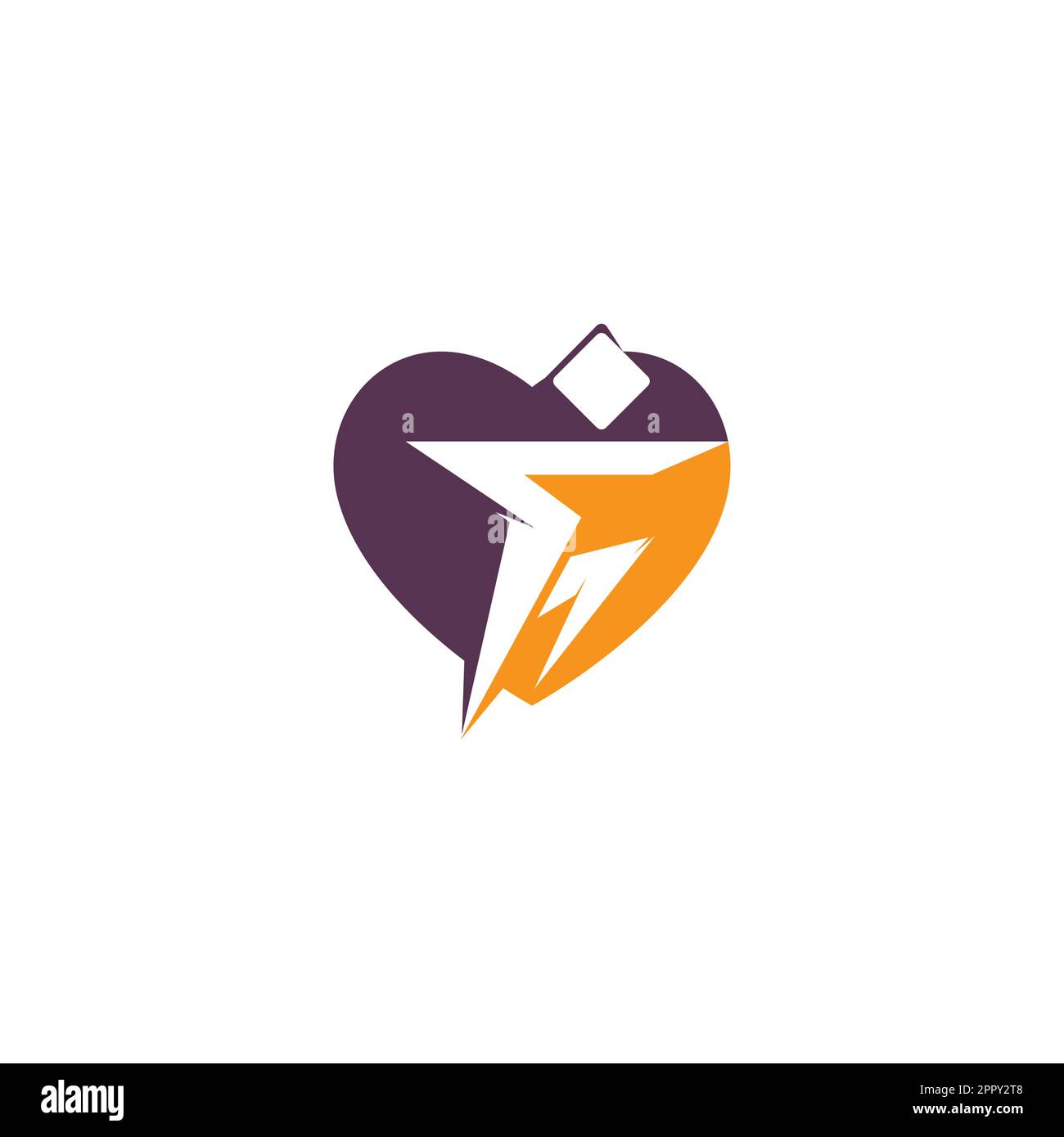 Man Fitness love logo design. Run man with heart shape logo Stock ...