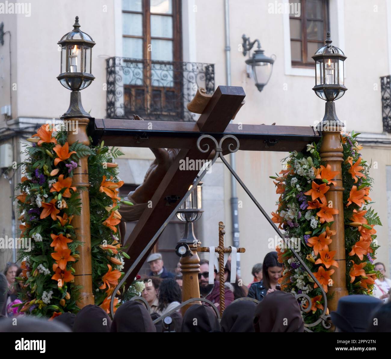 Holy week procession in Leon,Spain Stock Photo - Alamy