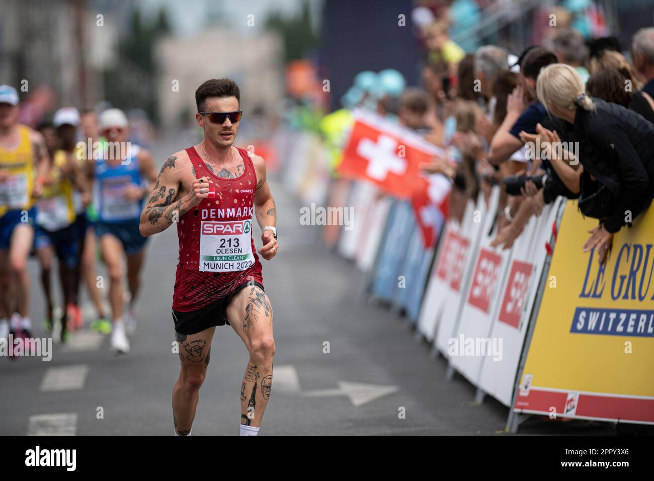 Martin Egebjerg Olesen participating in the Marathon of the European ...