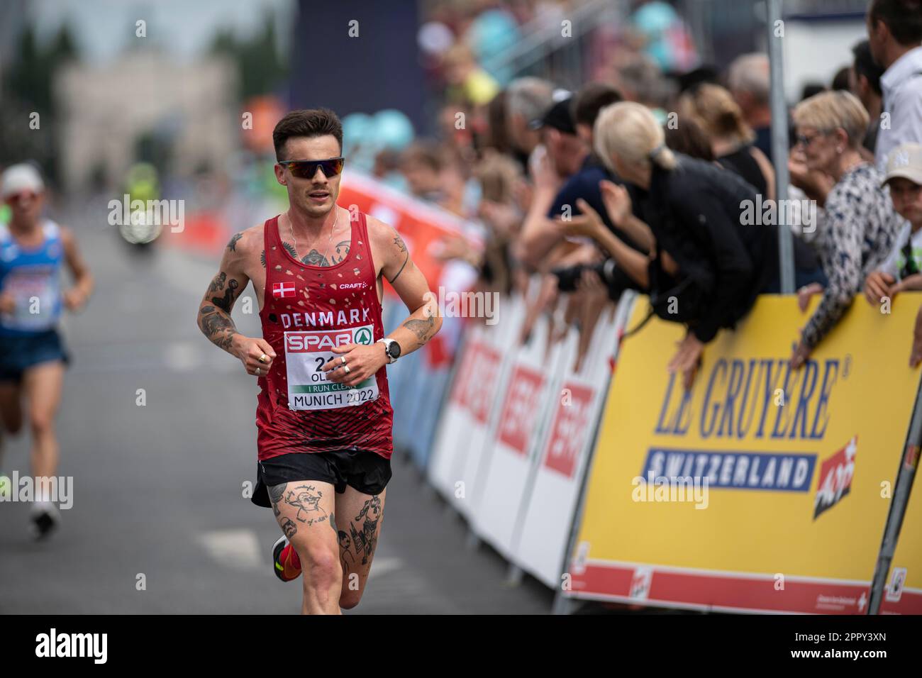 Martin Egebjerg Olesen participating in the Marathon of the European ...