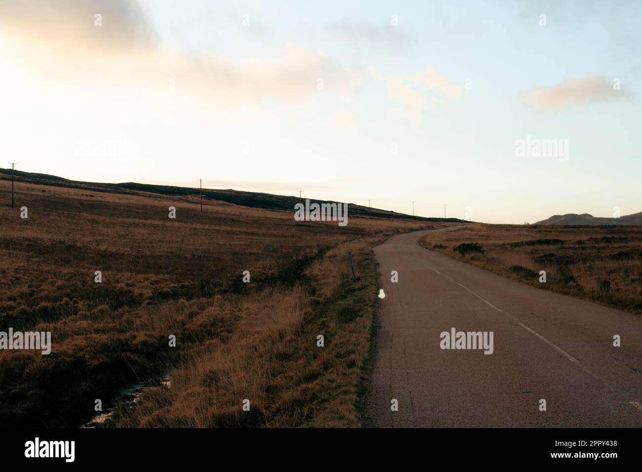 Glen Sannox - Open Road Stock Photo - Alamy