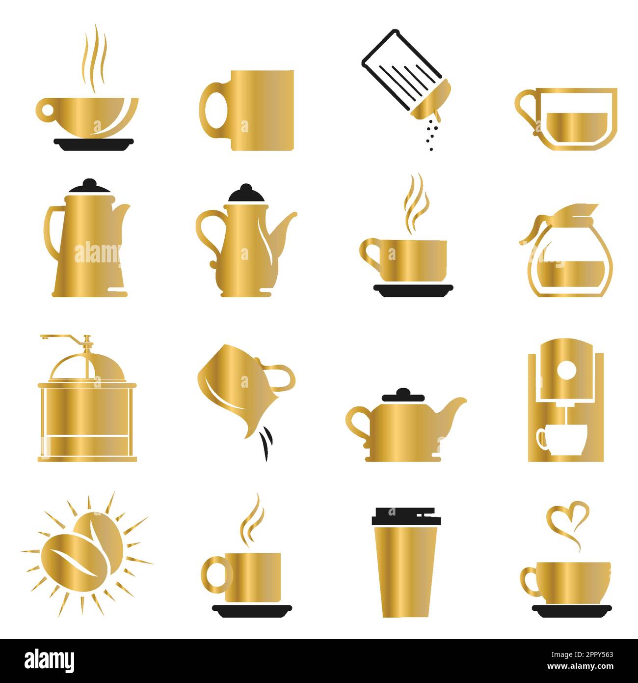 Set of coffee shop icons Stock Vector Image & Art - Alamy