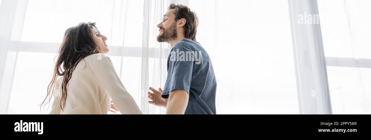 Side view angry bearded man hi-res stock photography and images - Alamy