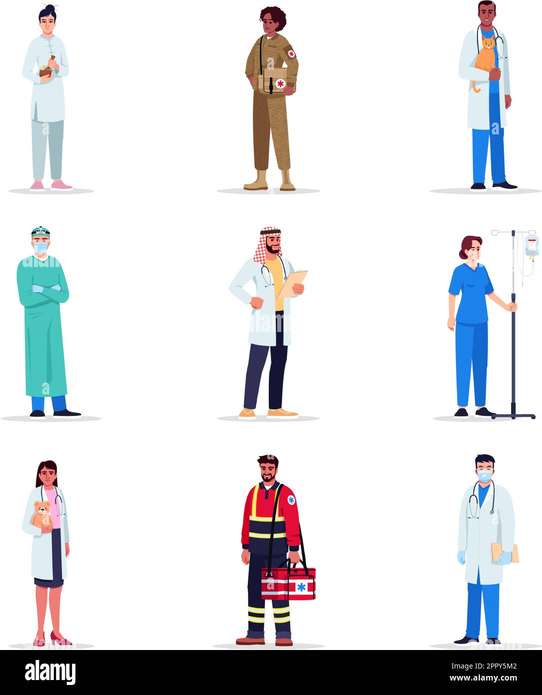Female emt worker Stock Vector Images - Alamy