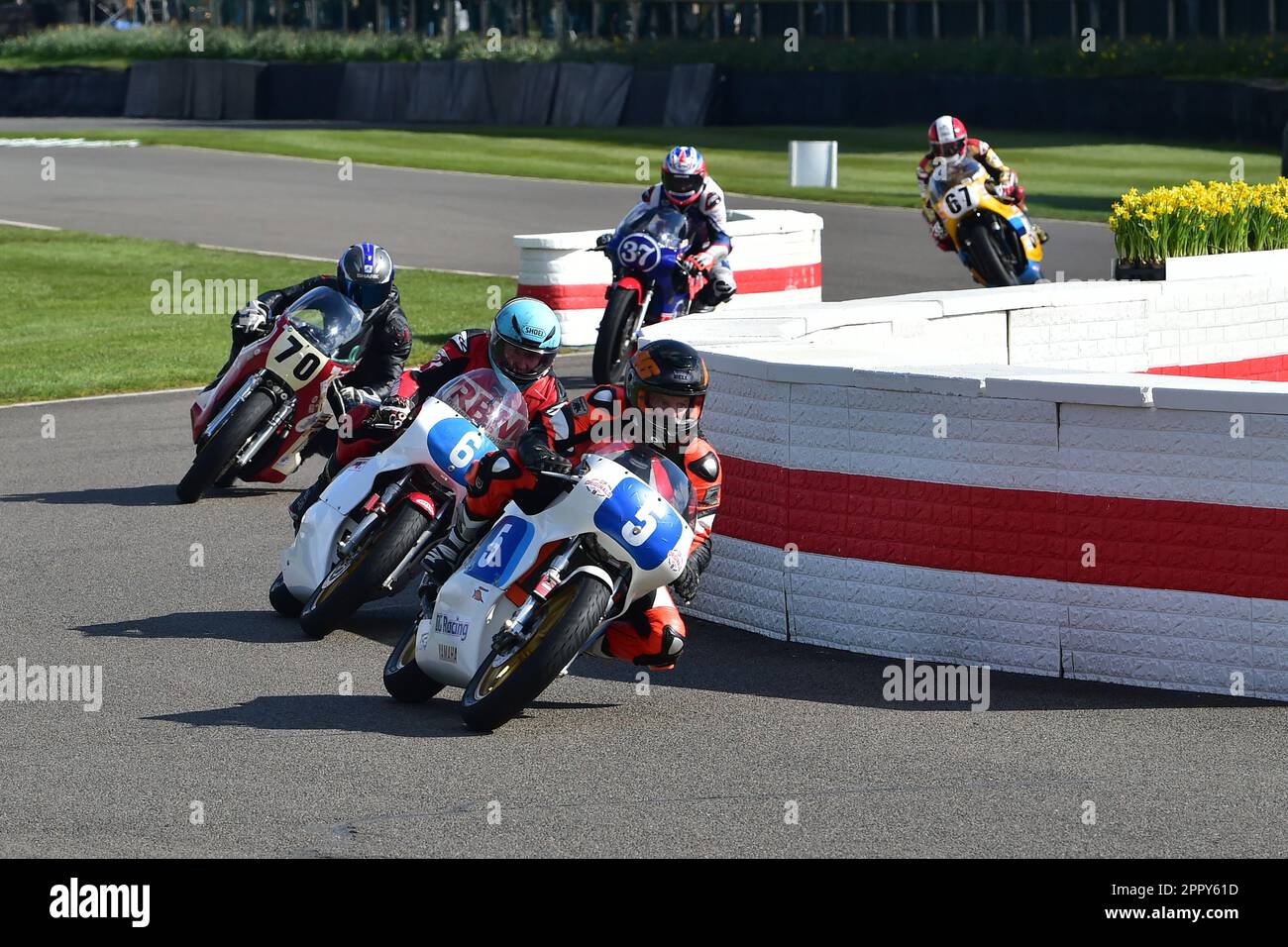Grant Goodings, Yamaha TZ350G, Nick Williamson, Yamaha TZ350G, Hailwood ...