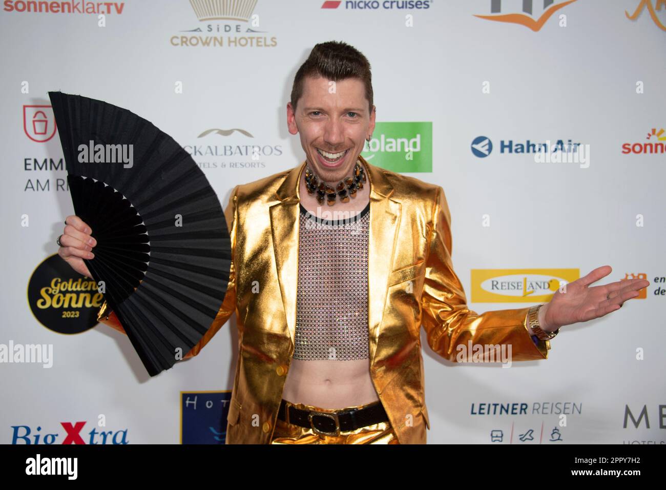 Calcar, Deutschland. 22nd Apr, 2023. Manuel FLICKINGER, TV actor, Red ...