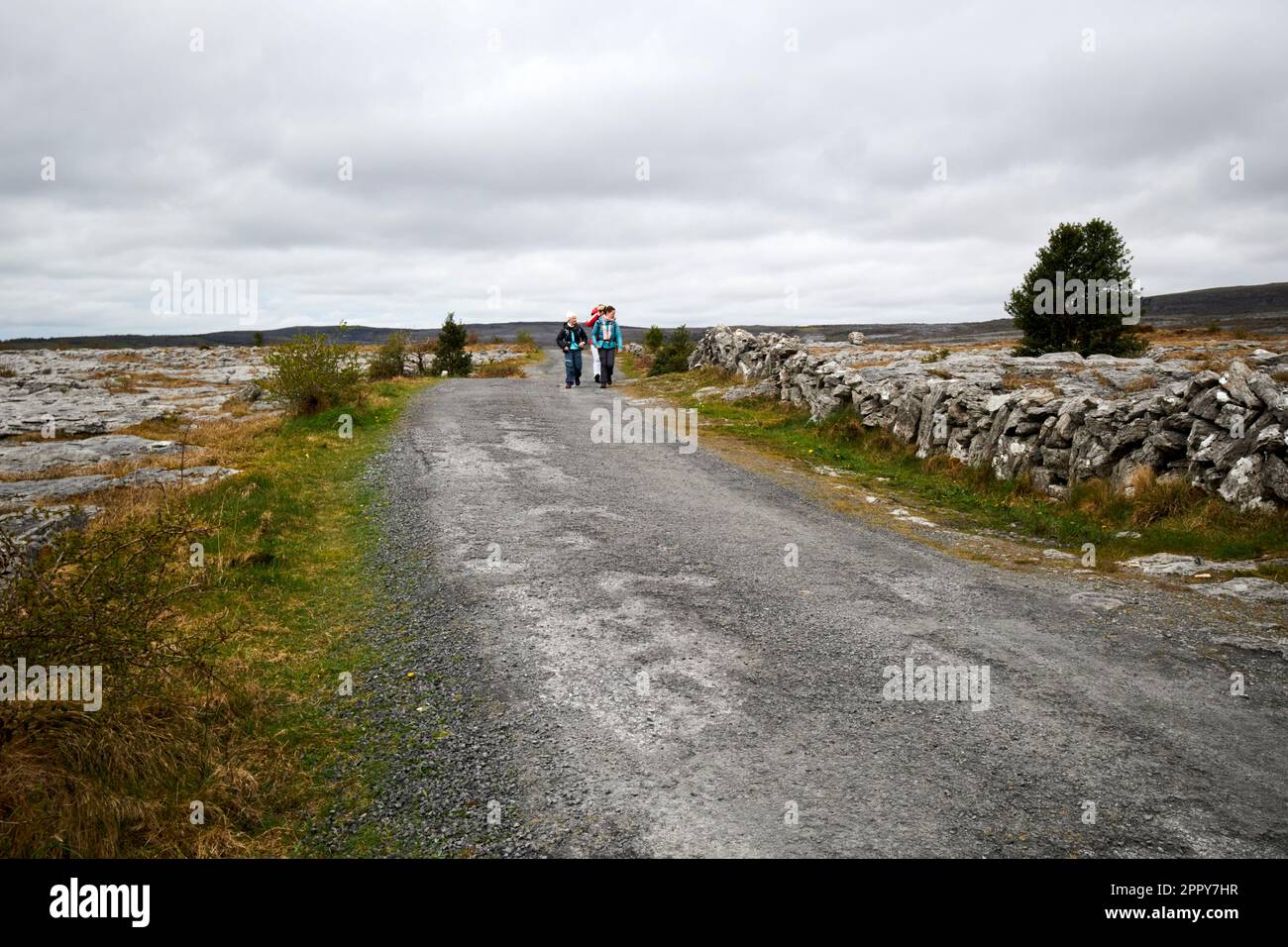 walkers walking trails across the burren national park the burren ...