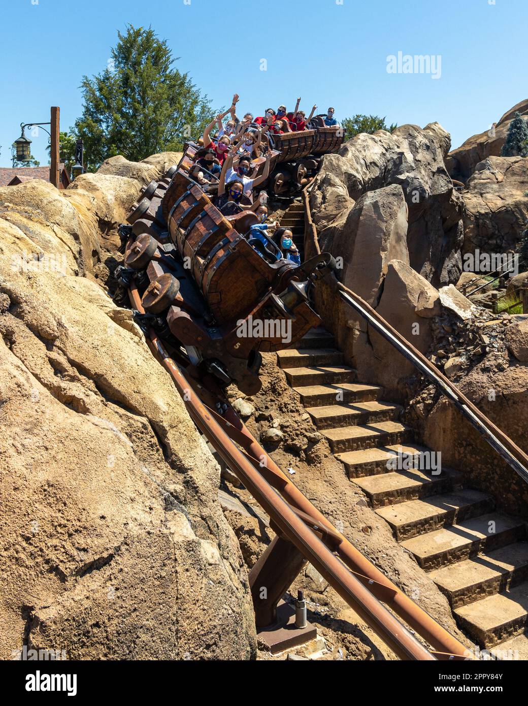 Disney world theme park coaster hi-res stock photography and images - Alamy