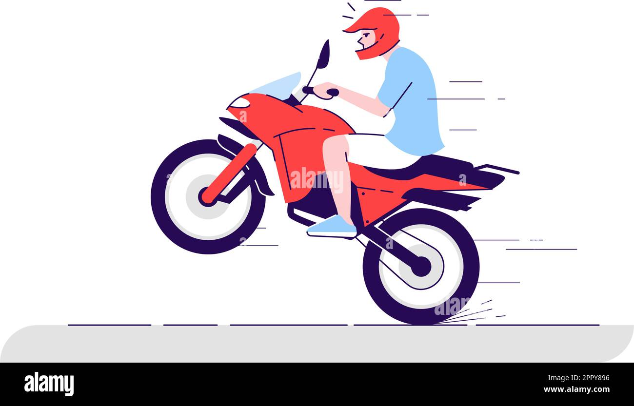 Bike 2d art Stock Vector Images - Alamy